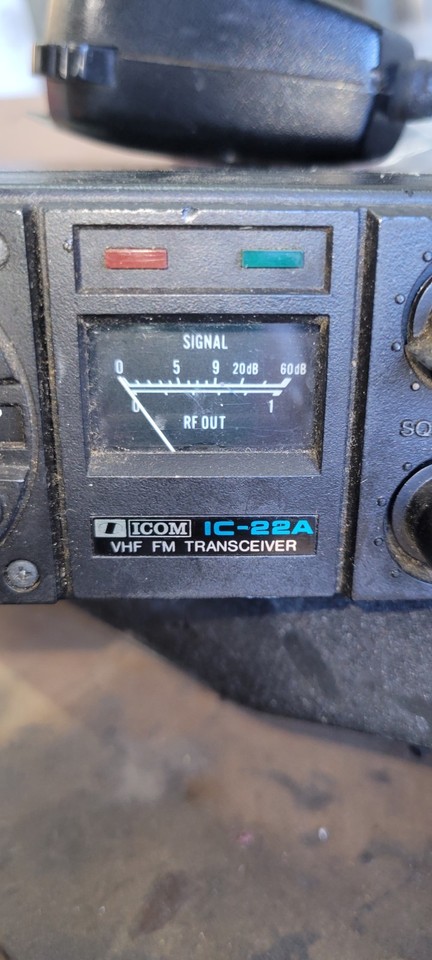 Icom IC-22A VHF FM Radio Transceiver Ham Radio VINTAGE UNTESTED | eBay