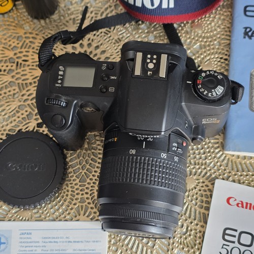 Canon EOS Rebel G Film SLR Camera Kit with 35-80mm Lens W/ Film Bundle ...