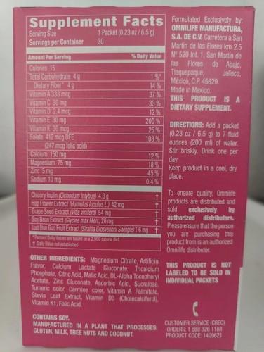 fem plus box with 30 packets net wt 6.9oz | Artificial Peach Flavor | eBay