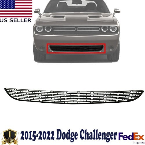 Grille Textured Black Shell & Insert For 2015-2022 Dodge Challenger ...
