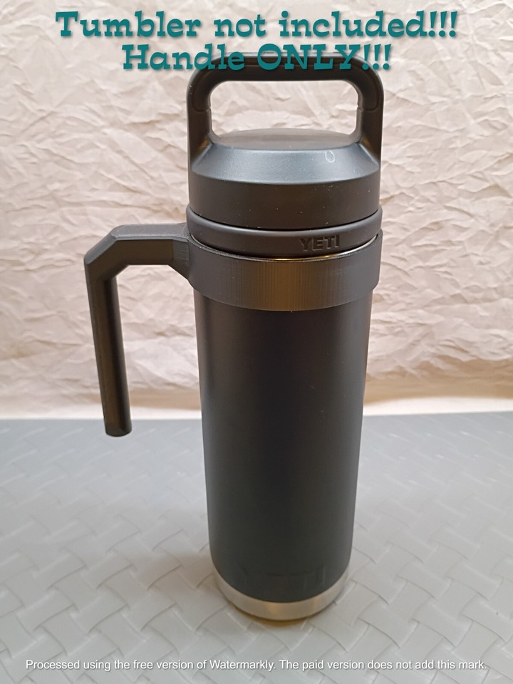 YETI HANDLE TUMBLER 12OZ 18OZ RAMBLER TRAVEL INSULATED COFFEE CUP SLIP ...