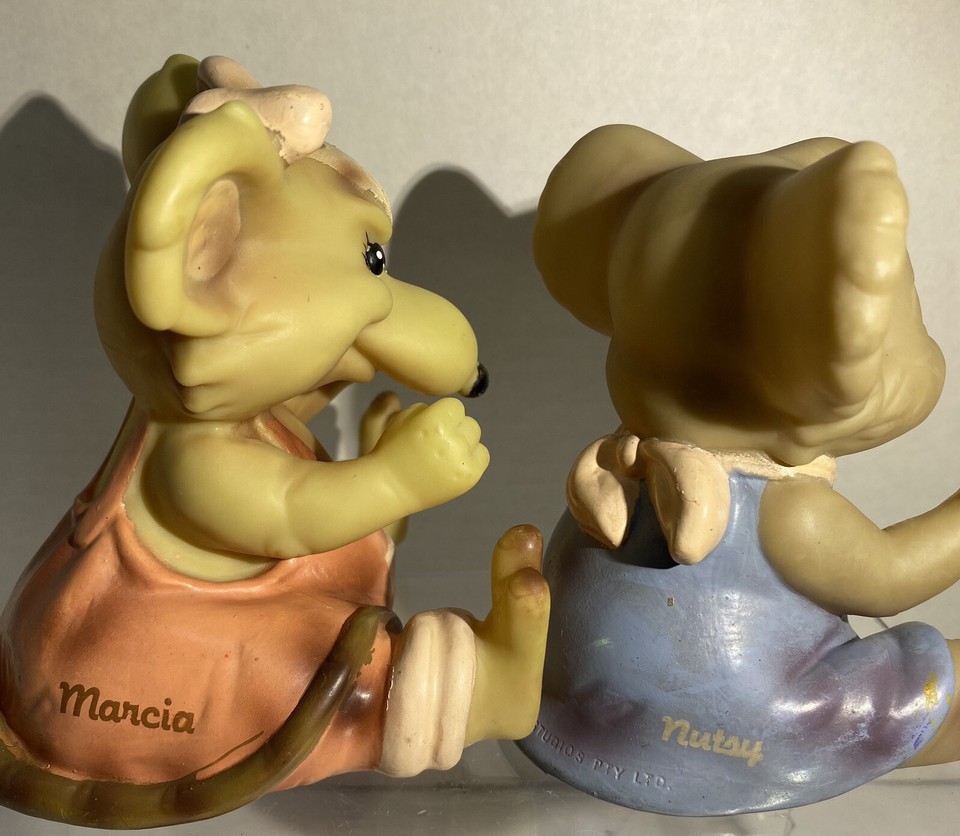 Pizza Hut 1990 Blinky Bill Rubber Puppets LOT Nutsy Marcia Splodge ...