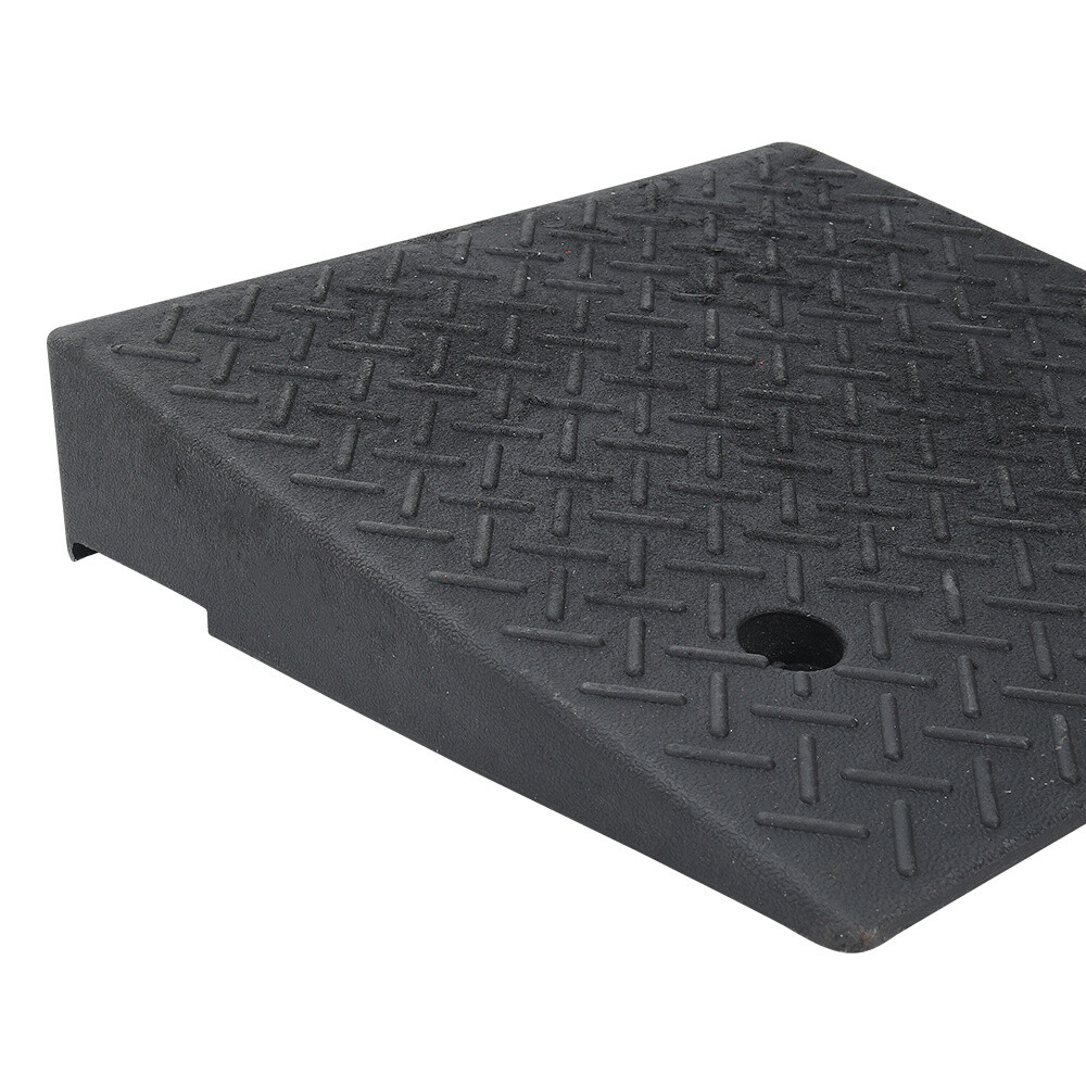 2 x Heavy Duty Rubber Kerb Ramps Driveway Car Vehicle Threshold Ramp ...