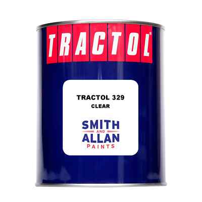 Tractol 329 / BE27 Synthetic Machinery Enamel Paint Clear Lacquer 0.9 ...