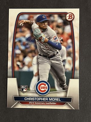 Christopher Morel 2023 Bowman #34 Rookie Chicago Cubs Rays FREE ...