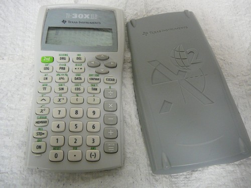 Texas Instruments TI-30X IIB Scientific Calculator White Gray Cover ...