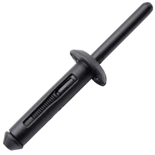 100pcs Plastic Pom Pop Rivets Assortment Pop Poly Bevel Round Head ...