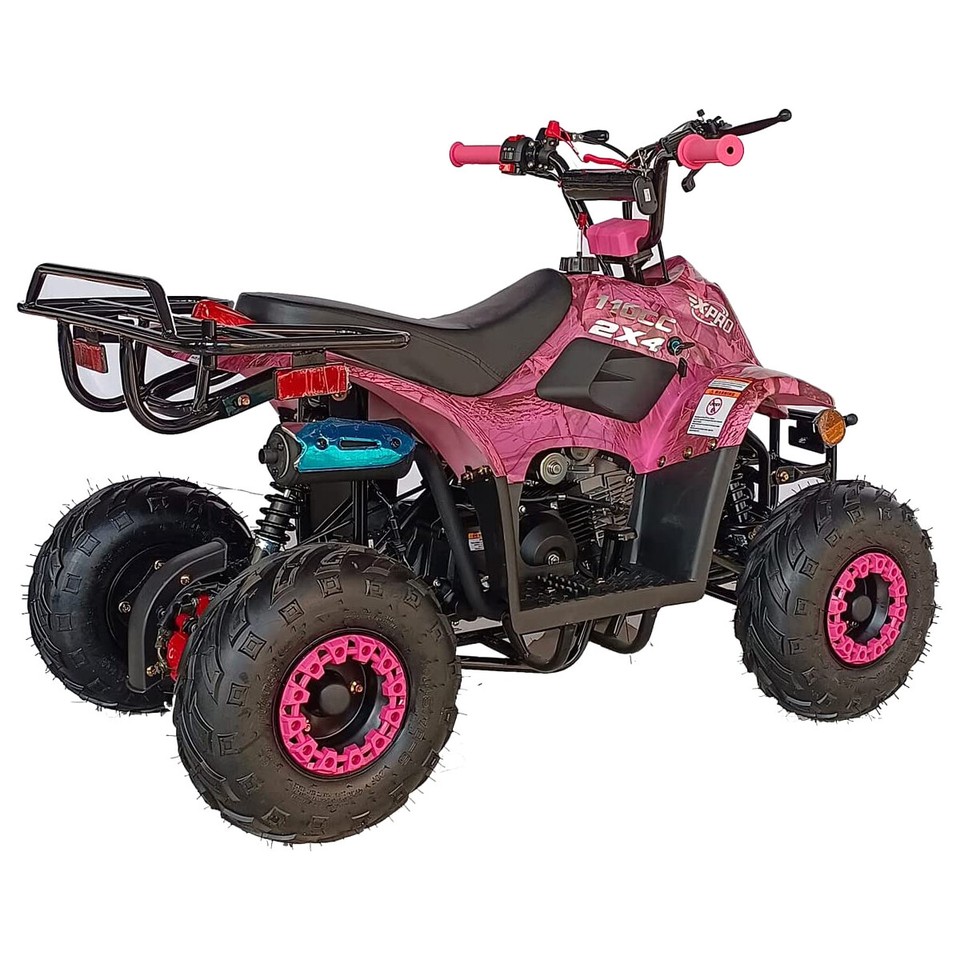 X-PRO Eagle 110cc ATV Quad with Auto Transmission, Remote Control, Rear ...