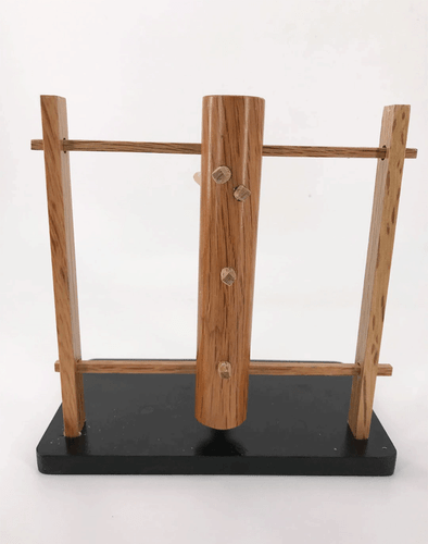 Chinese mini statue Wing Chun Stake Wooden Dummy Martial Arts Table ...