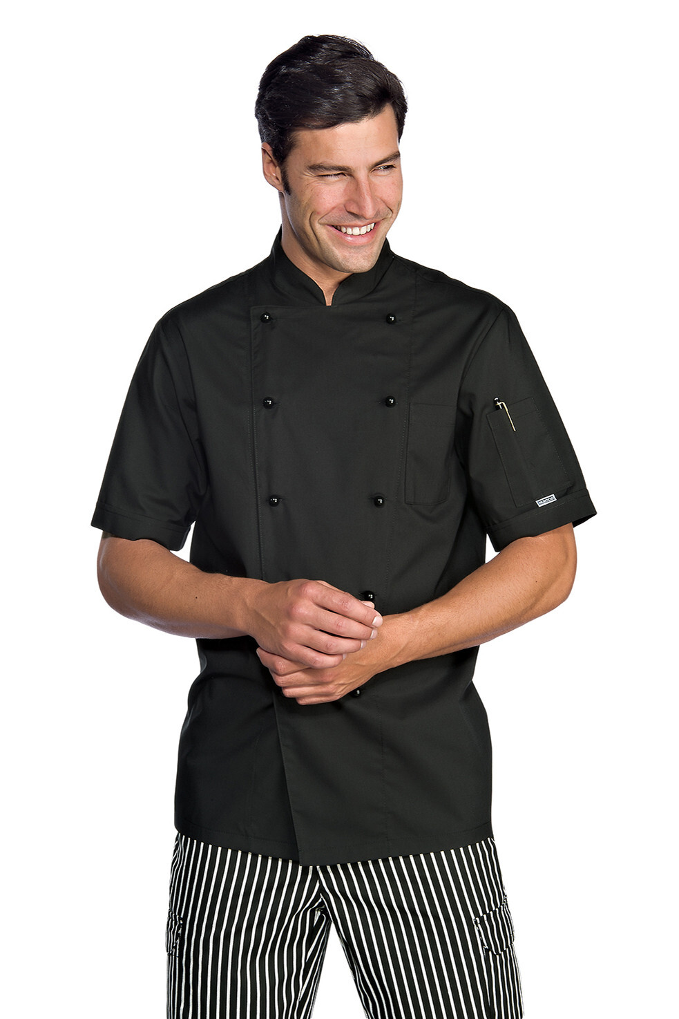 Chef Jacket Blackchef M / Sleeve Pol / Cot Isacco | eBay
