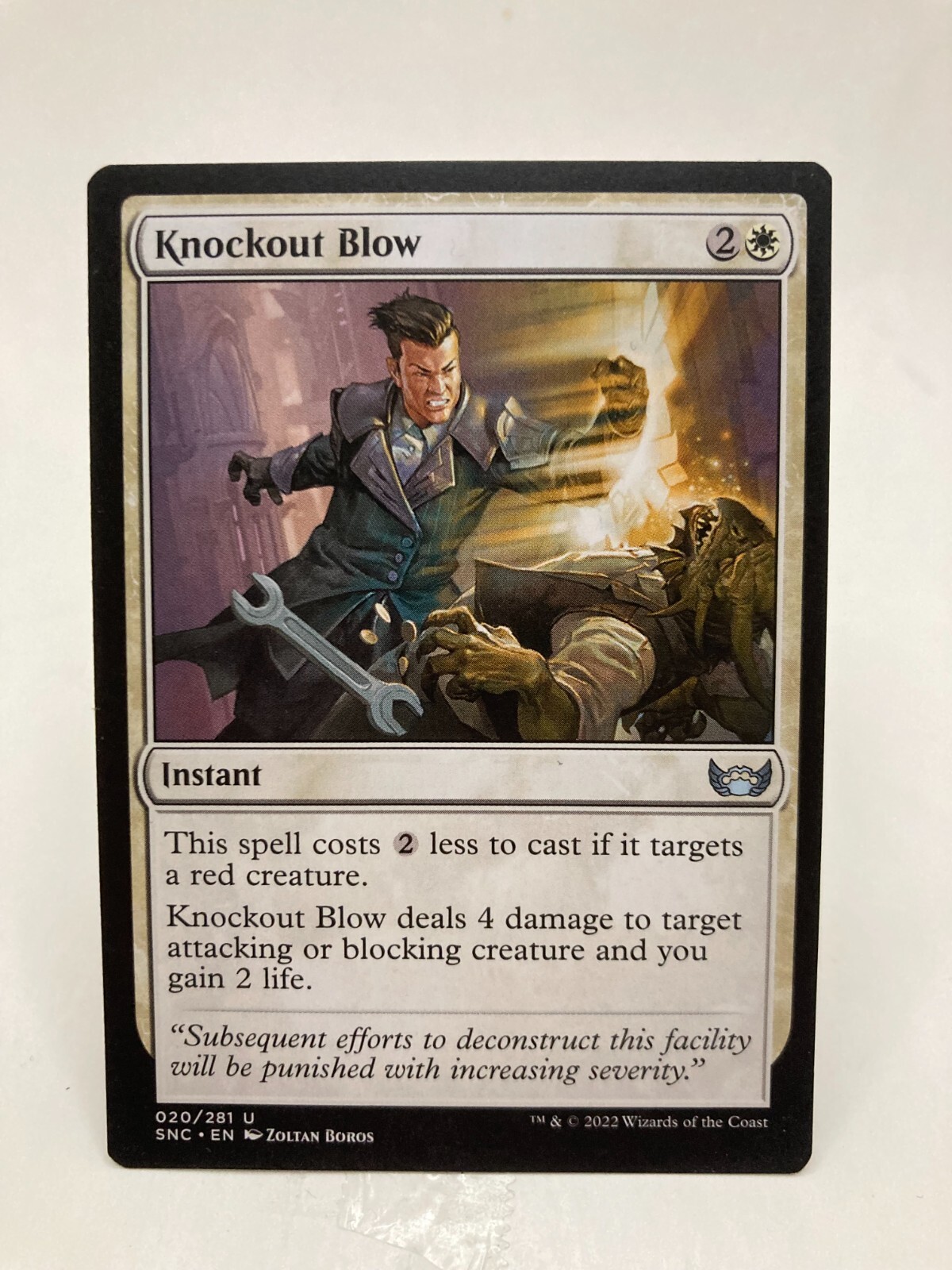 Knockout Blow NM/M* Streets Of New Capenna ENGLISH 020/281 mtg -UnltdCards | eBay