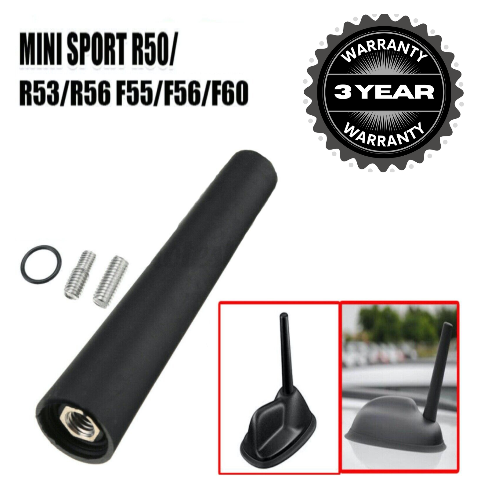 MINI Sport Aerial Antenna 65202296772 R50/53/56 F55/56/60 | eBay UK