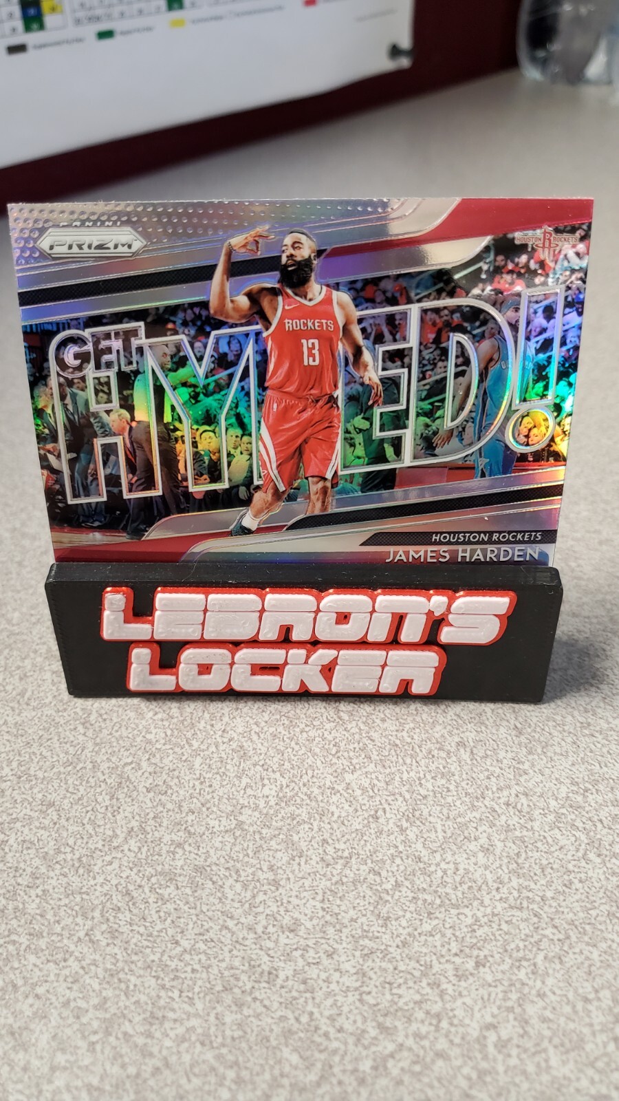 2018-19 Prizm Get Hyped! Silver #7 James Harden Houston Rockets | eBay