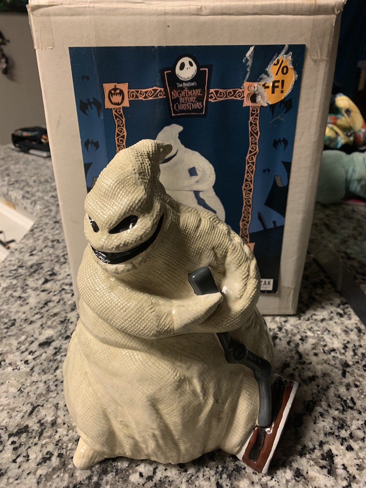 RARE Nightmare Before Christmas Oogie Boogie Cookie Jar for sale online ...
