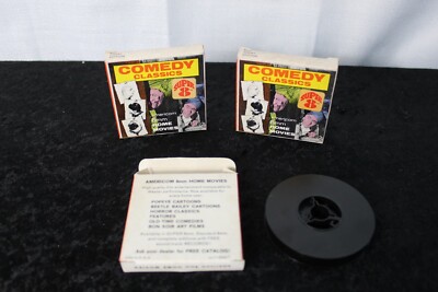 Americom 8mm Home Movies Comedy Classics reels in original packaging (3 ...