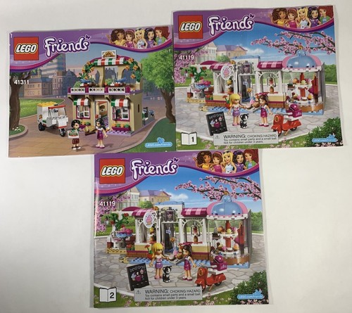 Lot of 3 LEGO FRIENDS Instruction Manuals / Booklets! | eBay