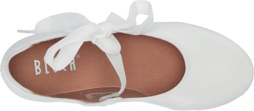 Stylish White Annie Tyette Tap Shoes - Size 7 Little Kid with Padded ...