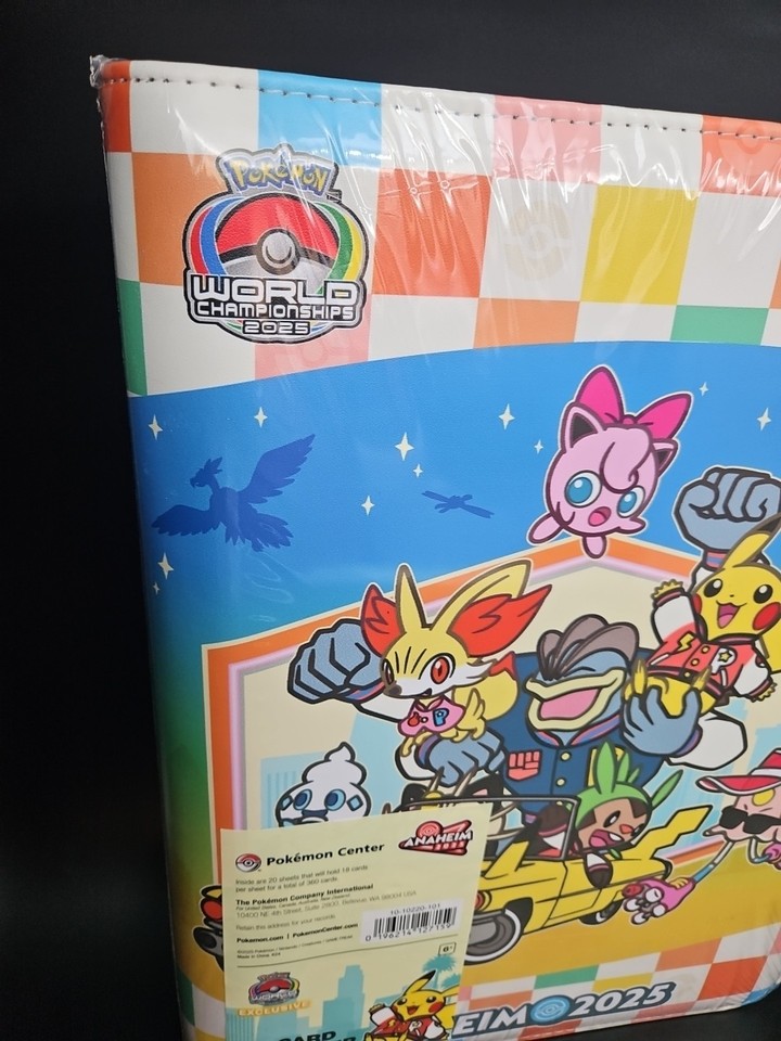 Pokemon World Championships 2025 Anaheim 360 Binder Pokemon Center ...