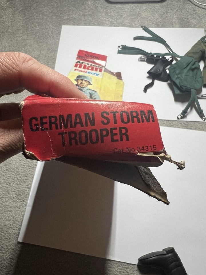 Vintage 1970’s Palitoy Action Man German Storm Trooper Set With ...