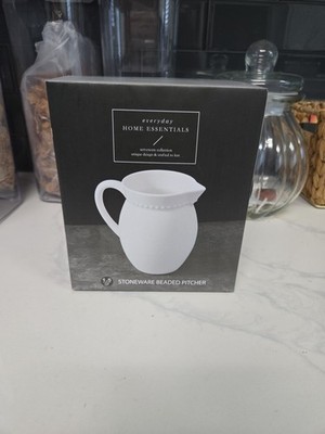 1.5 Qt Stoneware Beaded Pitcher Brand New In Sealed Box | eBay