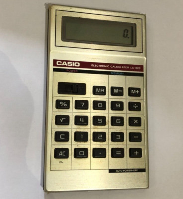Vintage CASIO LC-828 CALCULATOR 1985 LC 828 Pocket Calc Case ...