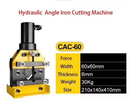 20T Hydraulic Angle Steel Cutting Machine 75*75mm Electric Angle Iron ...