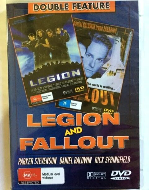Legion / Fallout (DVD, 1998) Parker Stevenson, Daniel Baldwin, Rick ...