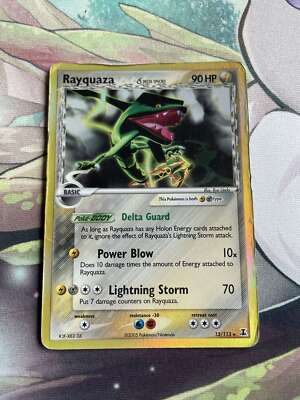 Rayquaza Delta Species 13/113 EX Delta Species Rare Holo Pokemon Card ...