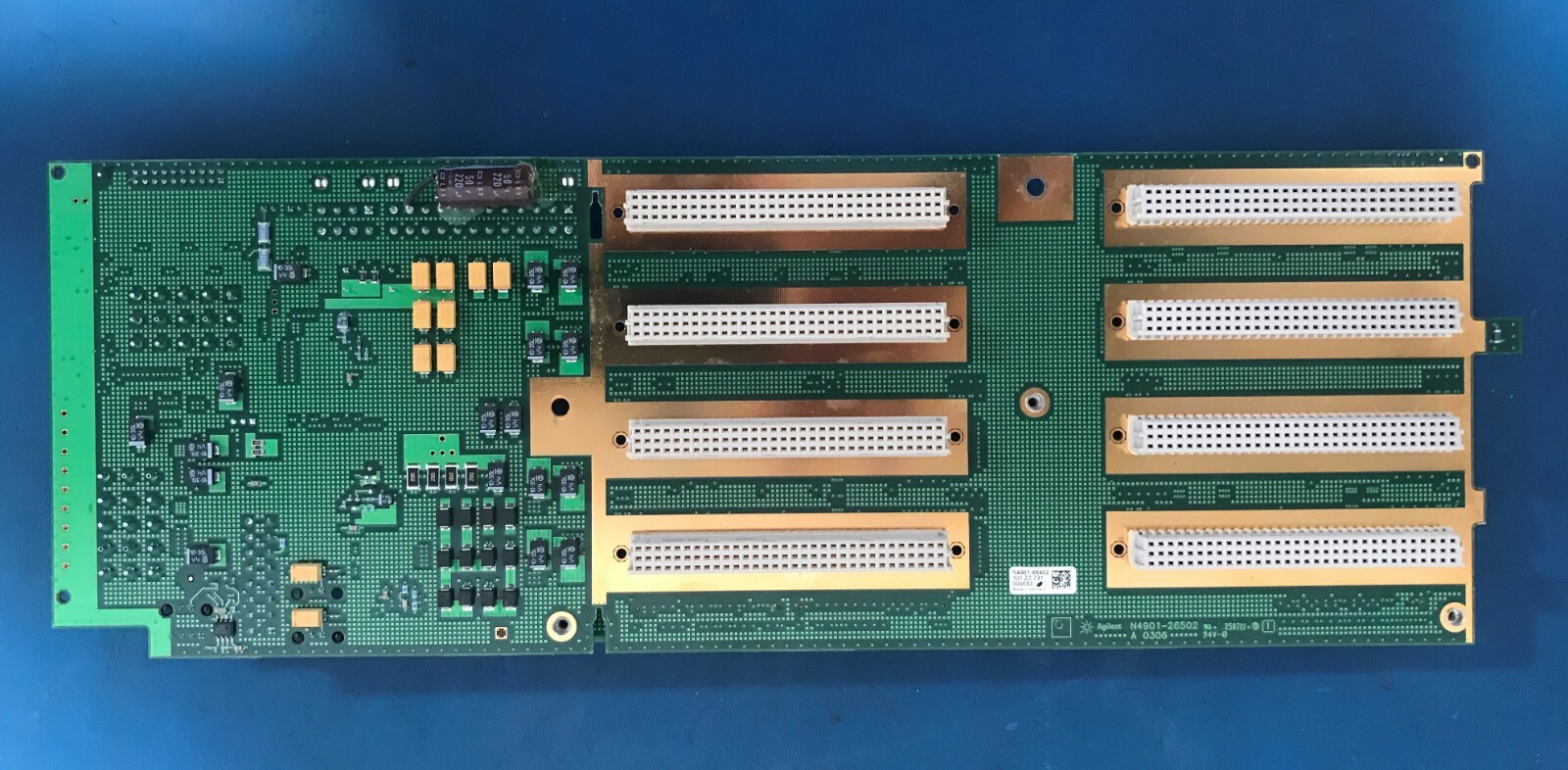 Agilent/Keysight N4901-69504 VXI Backplane with N4872-66402 N4872-66403 ...