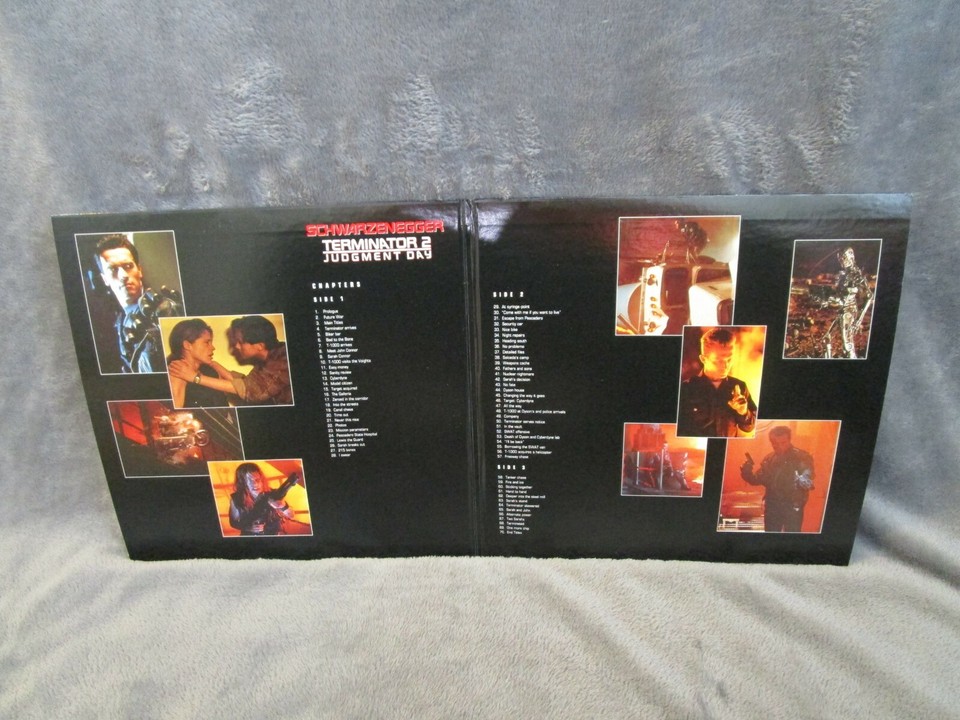 "Terminator 2: Judgment Day" Laser Disc 1991 Pioneer Arnold ...