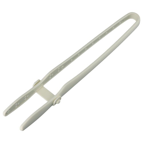 Long Mini Grill Tongs White Bread Clip Kitchen Accessories | eBay