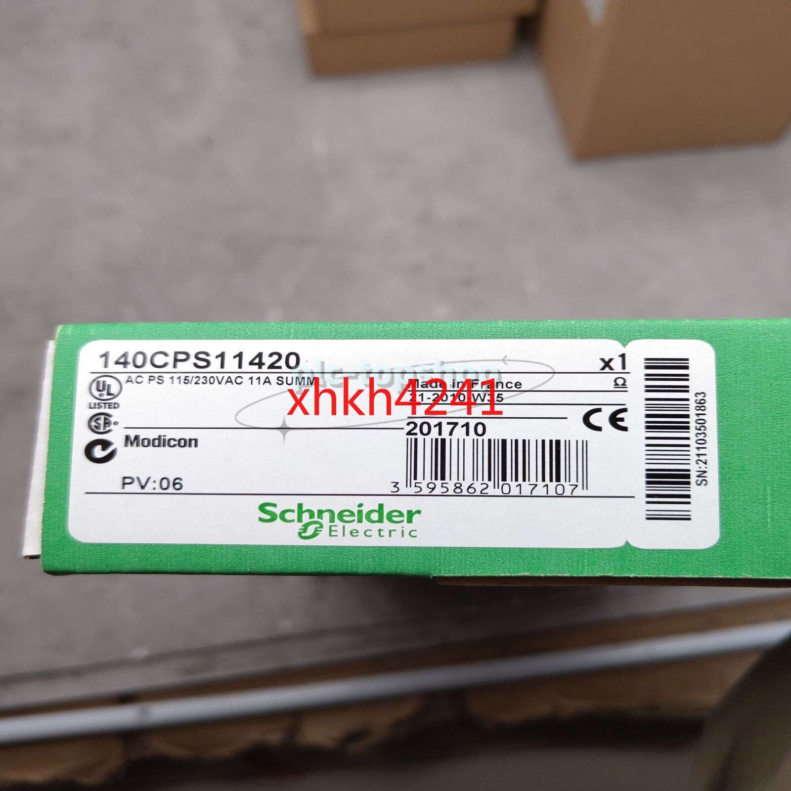 New Schneider 140CPS11420 Modicon Quantum AC Power Supply | eBay