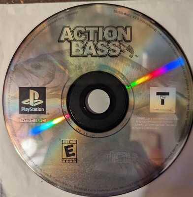 Action Bass (Sony PlayStation 1, PS1) DISC ONLY Tested & Works Free ...