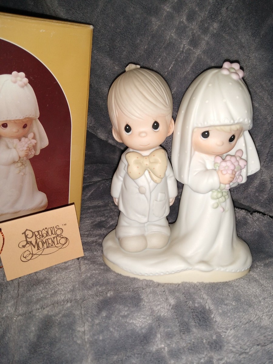 Groom Figurines Precious Moments Vintage Wedding Cake Topper Precious