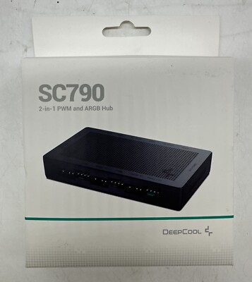 DeepCool SC790 ARGB Hub 2in1 4-PIN PWM & ARGB Fan Hub 6-Port 5v-3pin ...