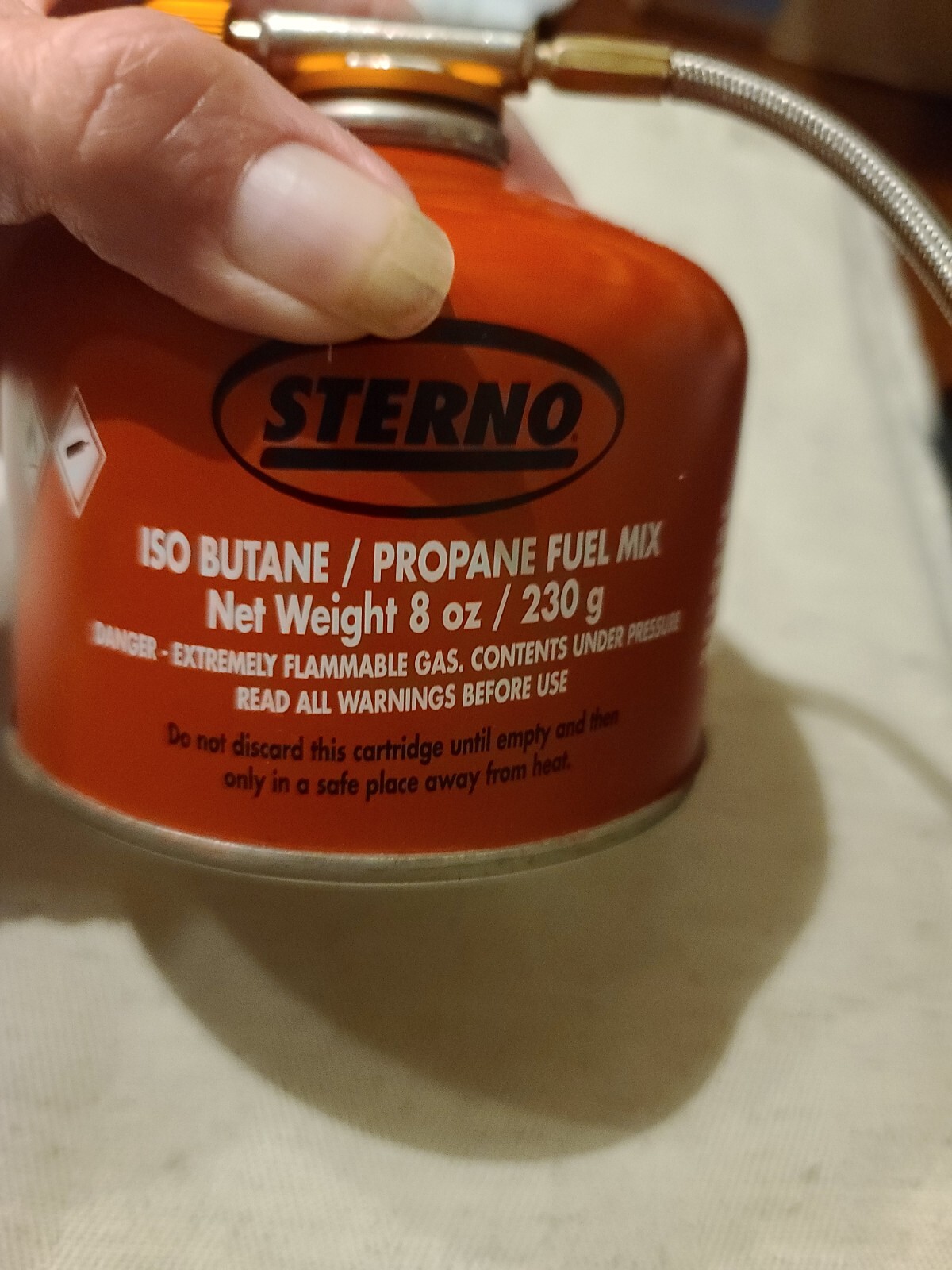 STERNO STOVE BURNER 2 ISOPRO FUEL Blend large 8 & 4 oz EMERGENCY (OK ...