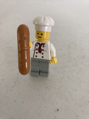 Lego BAKER Minifig Pastry Chef Cook BAKER City Town Creator 10255 ...