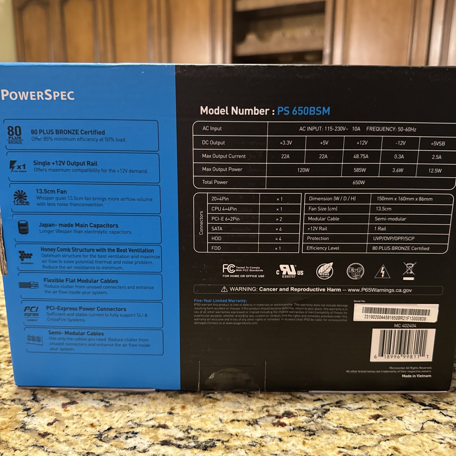 PowerSpec PS 650bsm PSU 650 Watt Power Supply 80 Bronze Priority for sale online | eBay