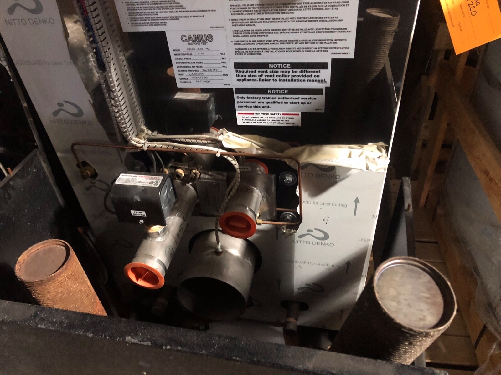 Camus Dynaforce Model 1400 New Old Stock Condensing Gas Fired Hot Water ...