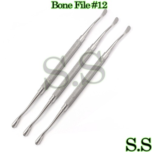 3 EACH Bone File Howard #12 Medical Surgical Dental Instrument | eBay