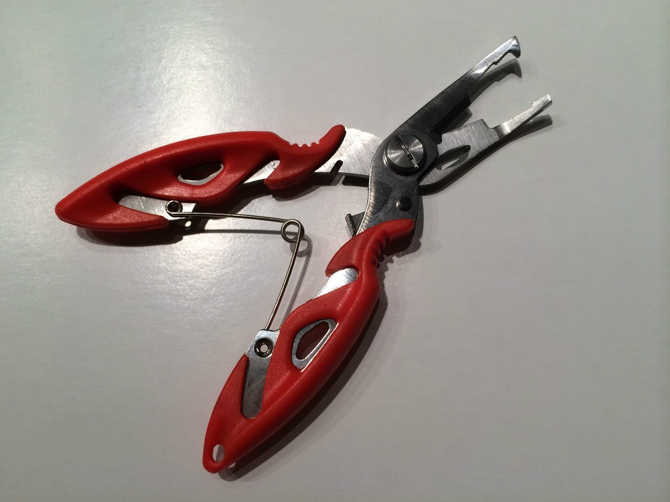 5" Alloy Fishing Pliers Scissors Line Cutter Remove Hook Tackle Tool ...