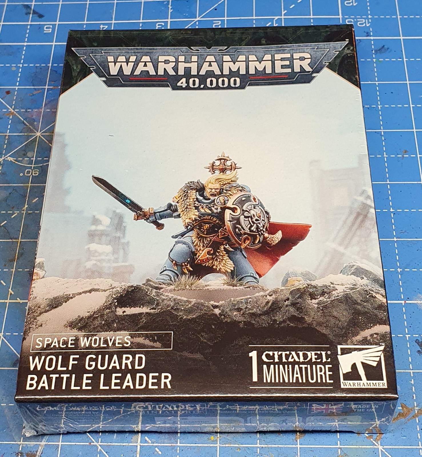 Warhammer 40K Space Wolve Wolf Guard Battle Leader (BNIB) | eBay UK