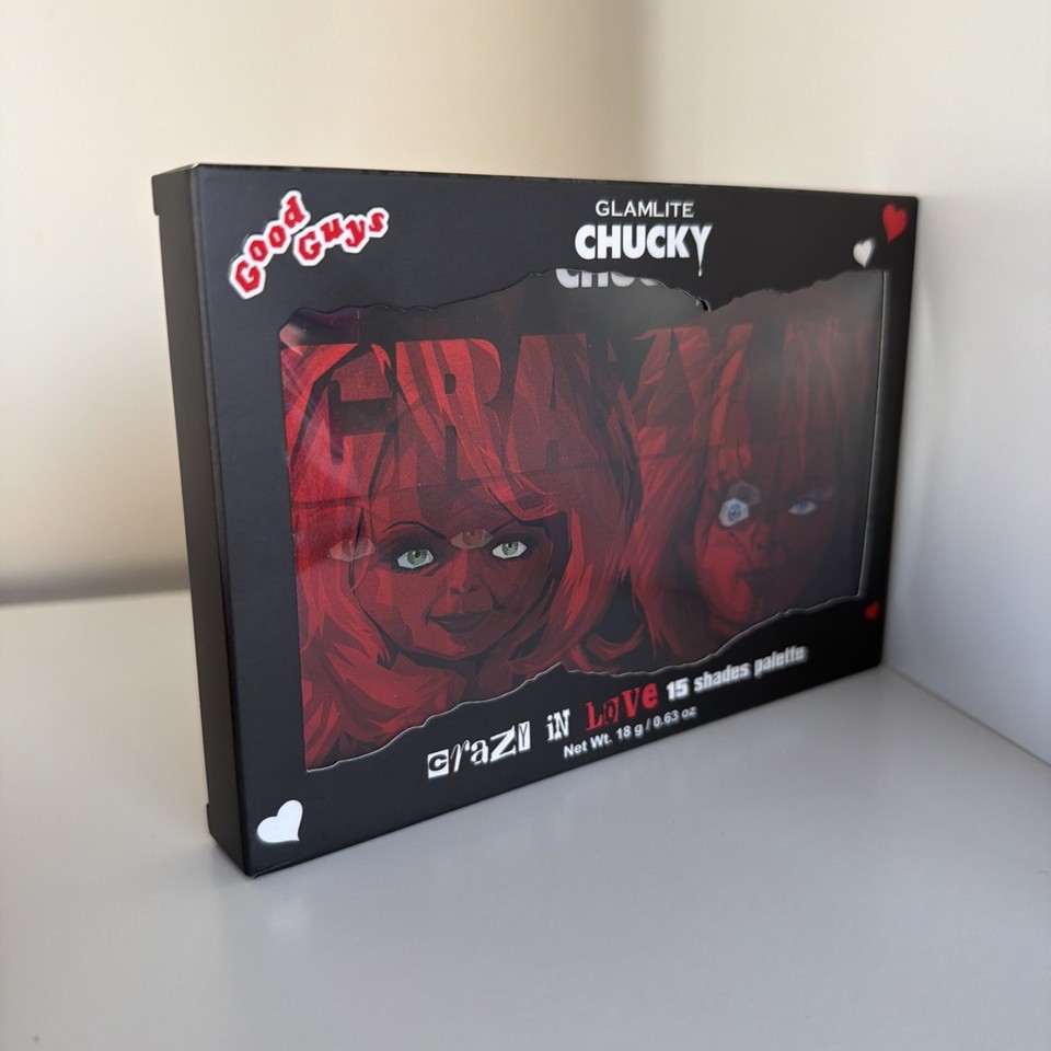 Chucky Doll Glamlite Eyeshadow Palette CRAZY IN LOVE Limited Edition ...