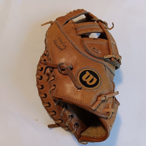 Wilson A2876 First Baseman Glove, left-handed, leather, endorsed by Bob ...