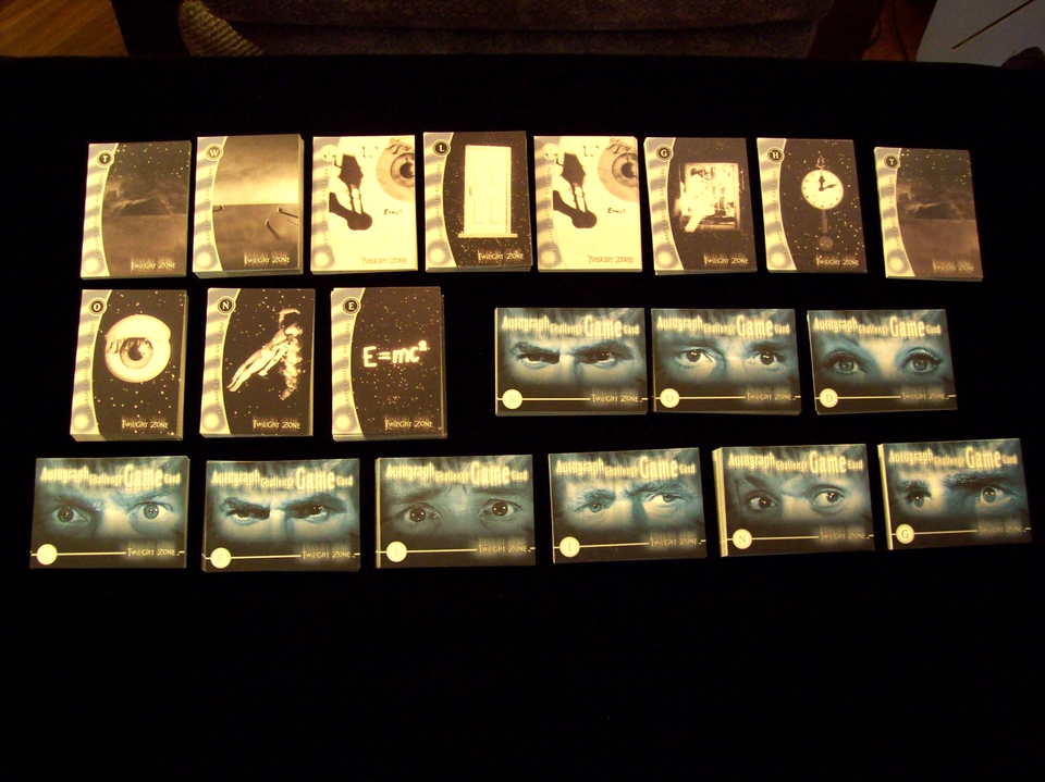Twilight Zone Lot of Over 1,200 Base Cards, Game Cards & Checklists ...
