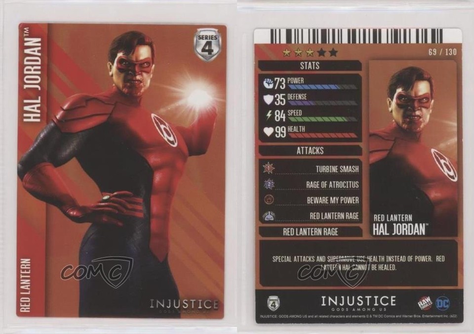 2022 DC Injustice: Gods Among Us Series 4 Hal Jordan (Red Lantern) #69 ...