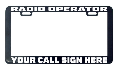 Amateur Radio Operator call sign custom personalized license plate ...