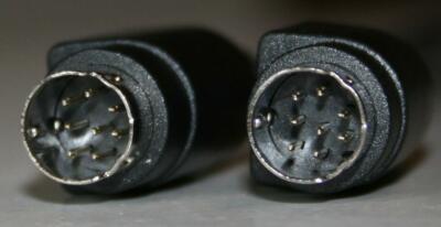 MDin8 Mini-Din 8 pin Male-Male 25 ft Cable Black Color | eBay