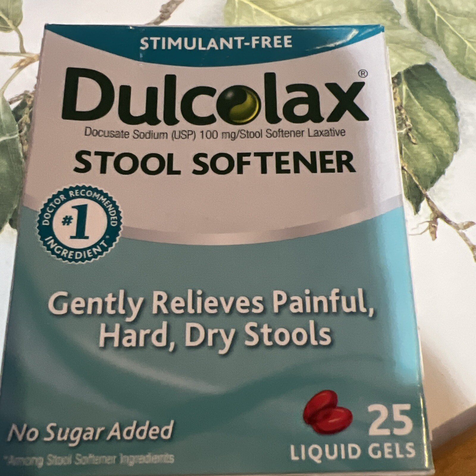 Dulcolax Stool Softener 25 Liquid Gels 1 Pack 04/26 | eBay