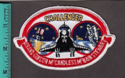 1984 Shuttle Challenger STS-41-B (STS-11) embroidered patch Brand Gibson (A9 | eBay